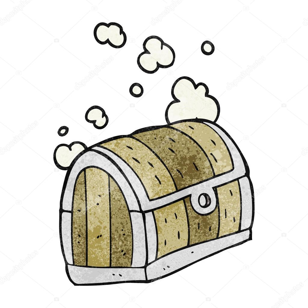 Texture cartoon treasure chest Stock Vector by ©lineartestpilot 96118424