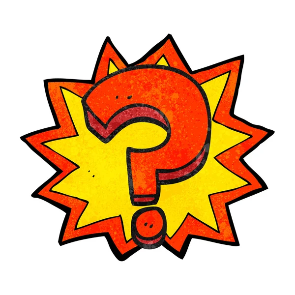 Comic book style cartoon question mark — Stock Vector © lineartestpilot ...