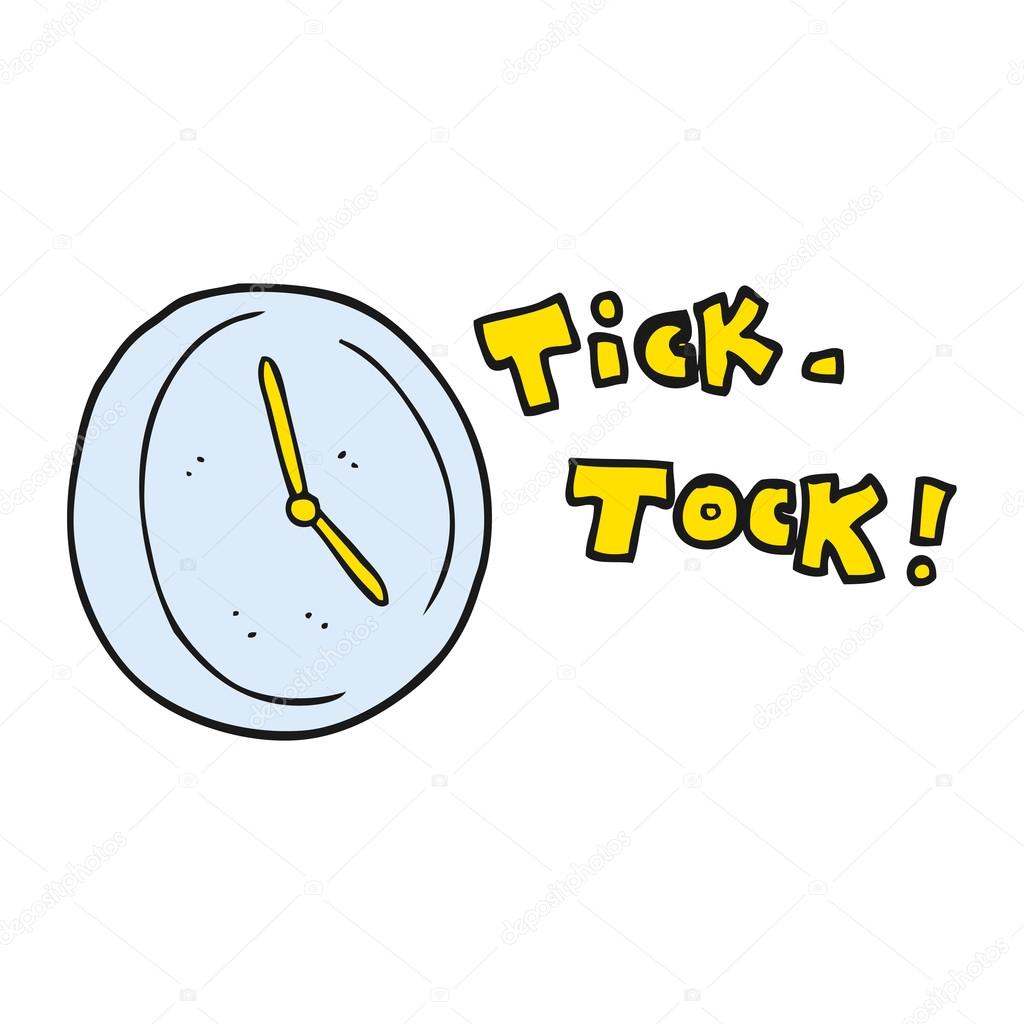 horloge TIC-TAC — Image vectorielle lineartestpilot © #96233540