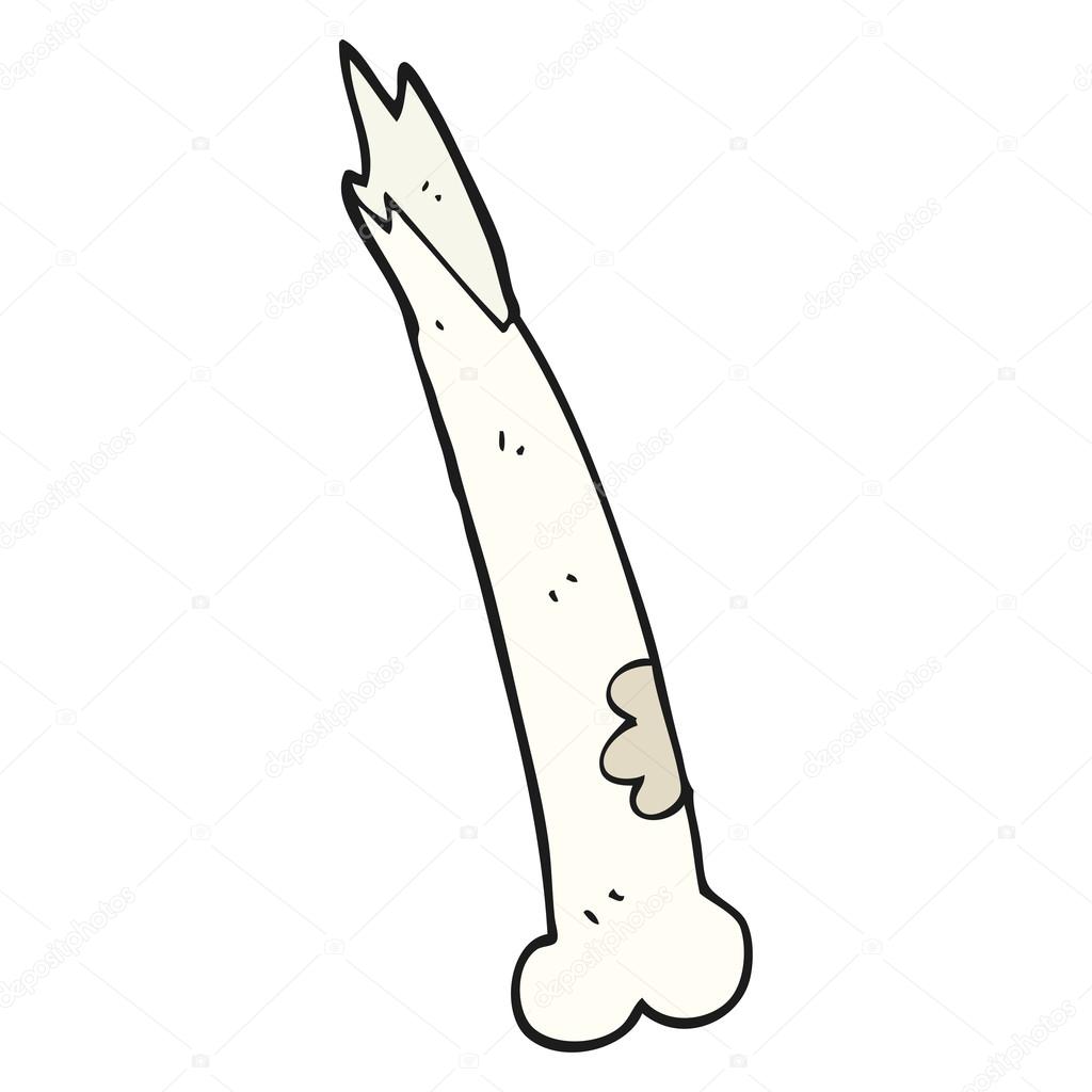 Cartoon broken bone Stock Vector by ©lineartestpilot 96242832