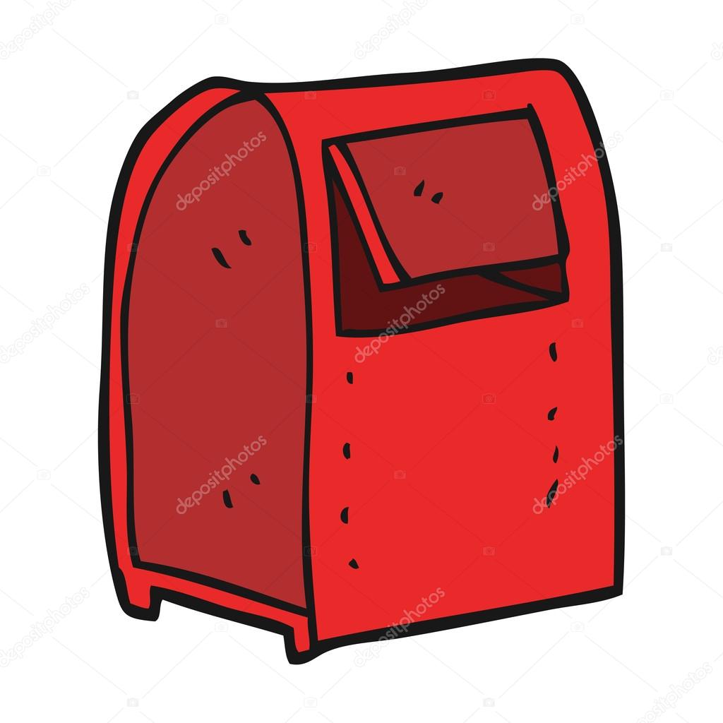 Freehand drawn cartoon mailbox Stock Vector Image by ©lineartestpilot ...