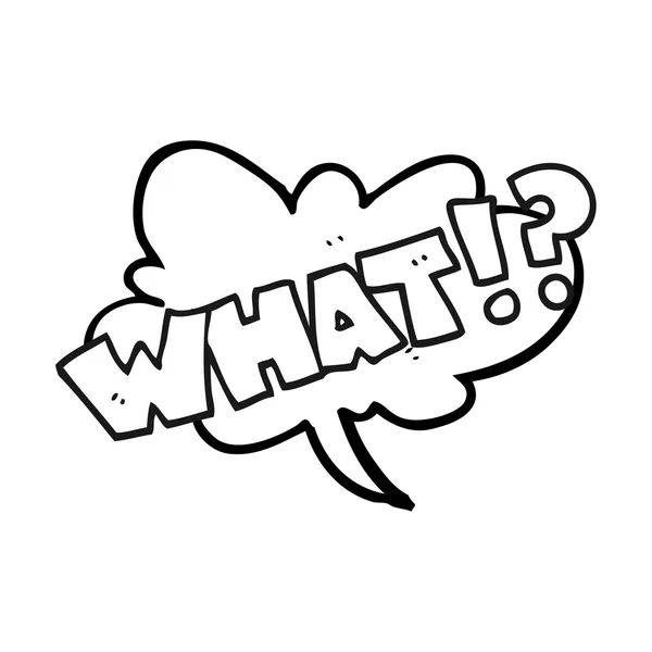 Cartoon shout WHAT!? Stock Vector by ©lineartestpilot 96465442