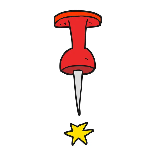 Flat Color Illustration Office Tack Stock Vector Image by ...