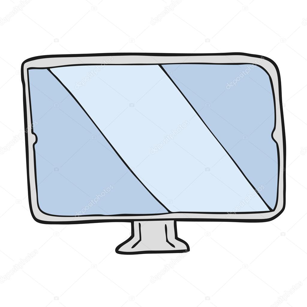 Freehand drawn cartoon screen Stock Vector Image by ©lineartestpilot ...