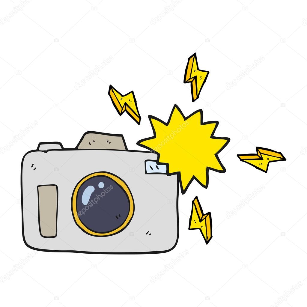Cartoon flashing camera Stock Vector Image by ©lineartestpilot #96428264