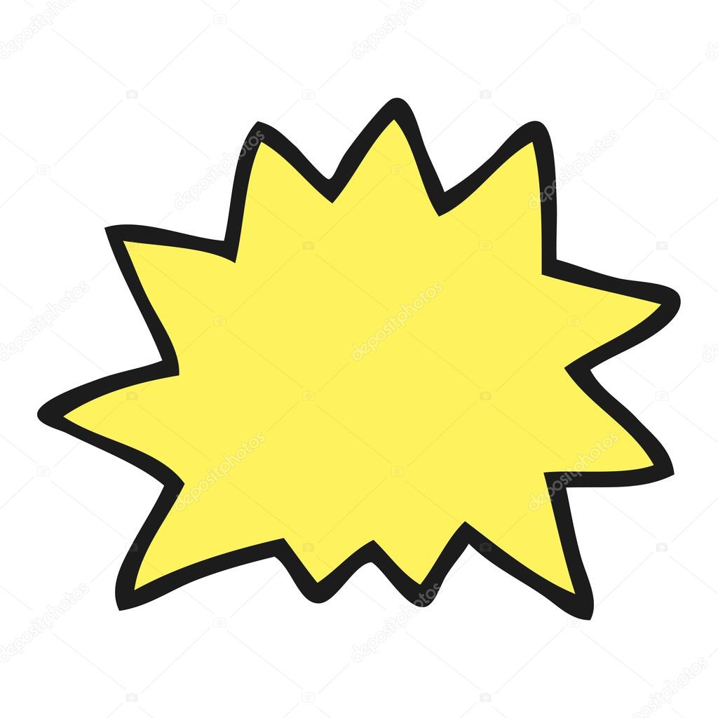 Cartoon explosion symbol Stock Vector by ©lineartestpilot 96438248