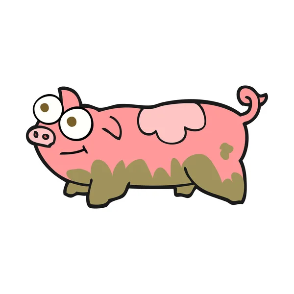 Marrano caricatura imágenes de stock de arte vectorial | Depositphotos