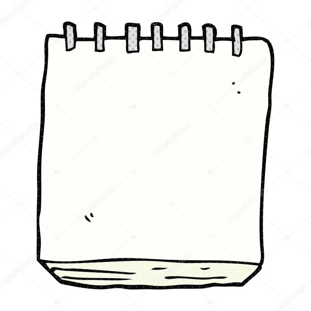 Bloc de notas dibujos animados Vector de stock #96445154 de ...