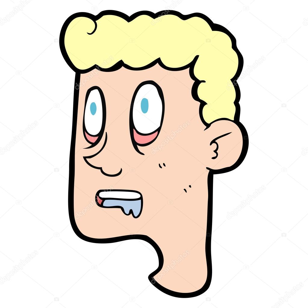 Cartoon staring man drooling Stock Vector Image by ©lineartestpilot ...
