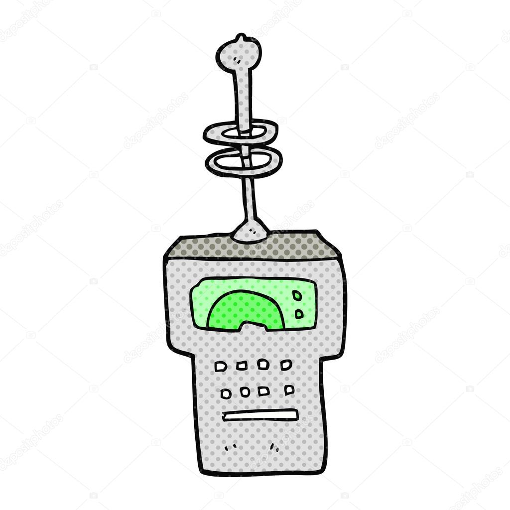 Cartoon futuristic scanner Stock Vector by ©lineartestpilot 96467482