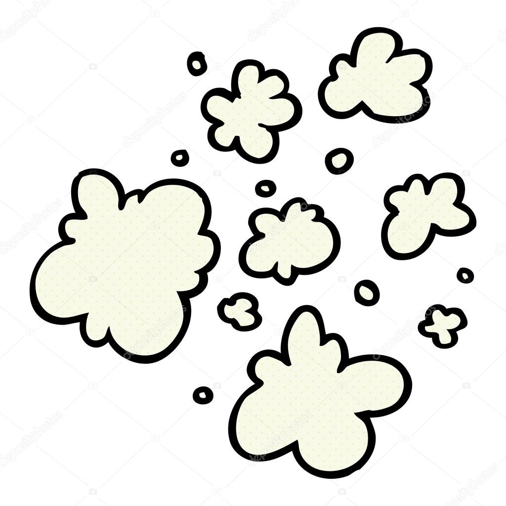 Elementos de humos decorativos de dibujos animados Vector de stock por ...