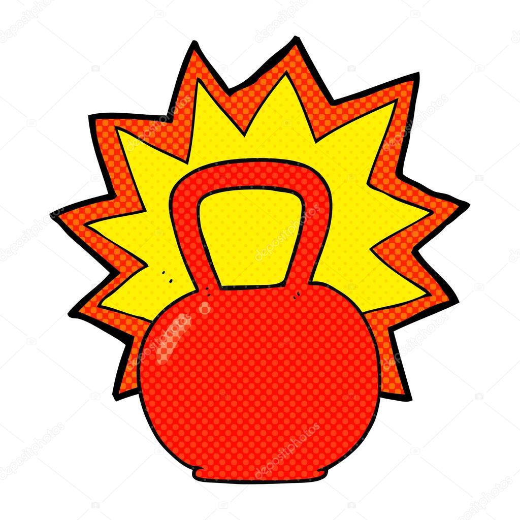 Campana de caldera de dibujos animados Vector de stock #96684182 de ...