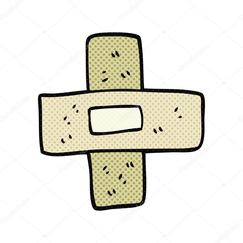 Dibujos animados pegado yeso Vector de stock #96686114 de ©lineartestpilot