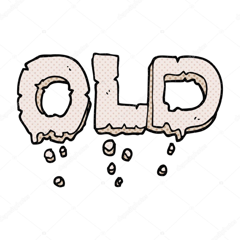Cartoon word old Stock Vector by ©lineartestpilot 96698468
