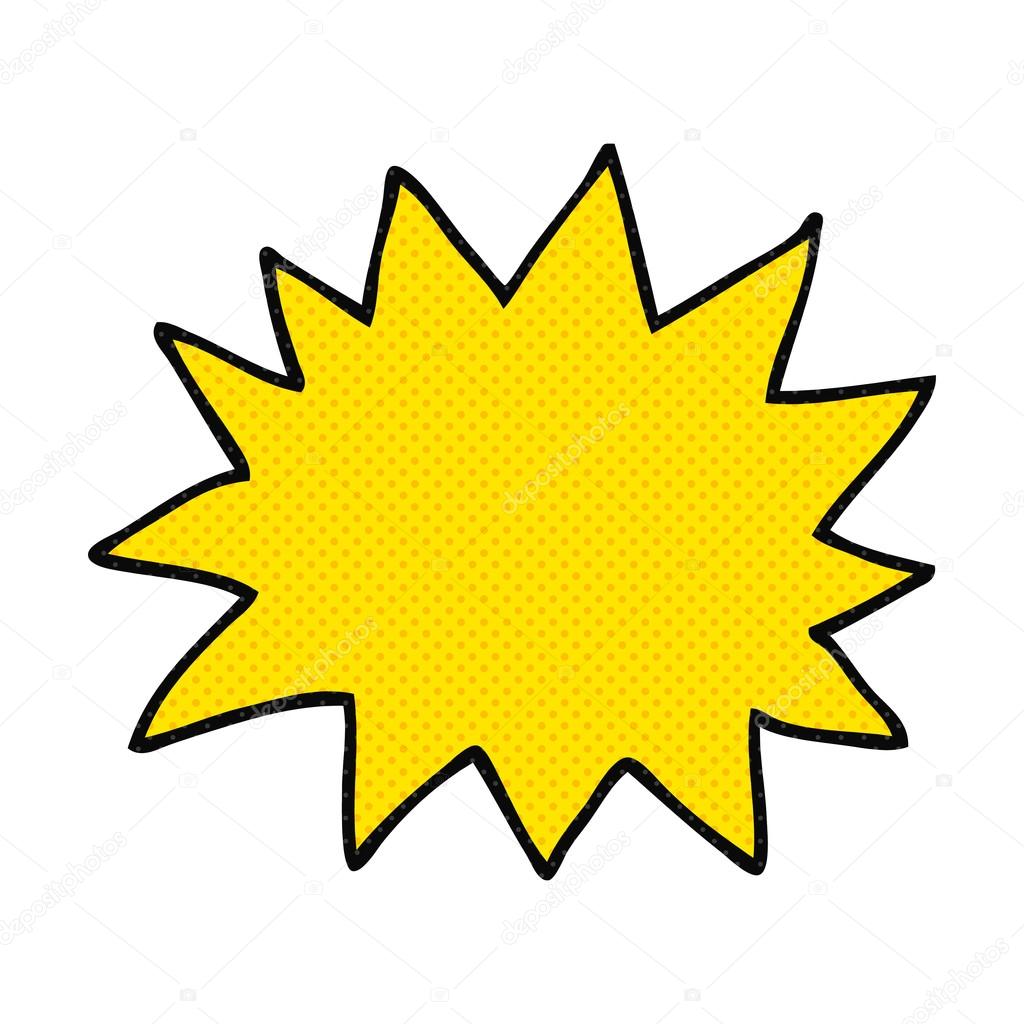 Cartoon simple explosion symbol Stock Vector by ©lineartestpilot 96699466