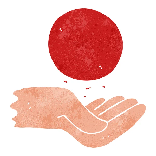 Textured cartoon hand throwing ball Stock Vector Image by ...