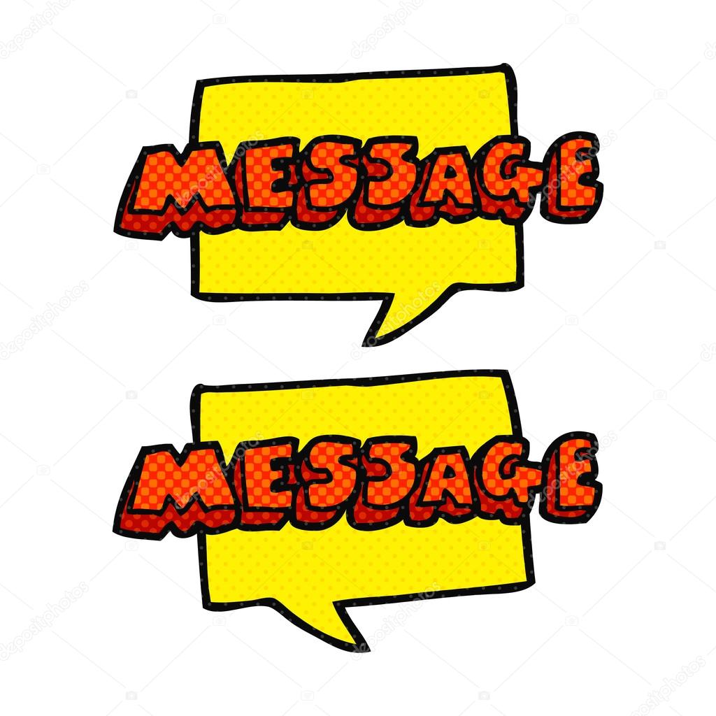 Cartoon message texts Stock Vector Image by ©lineartestpilot #96700940
