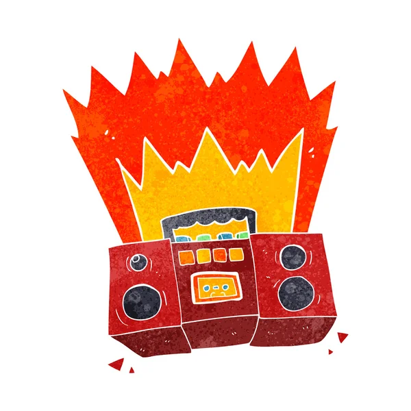 Funny Boom Box — Stock Vector © Igorij 4093123