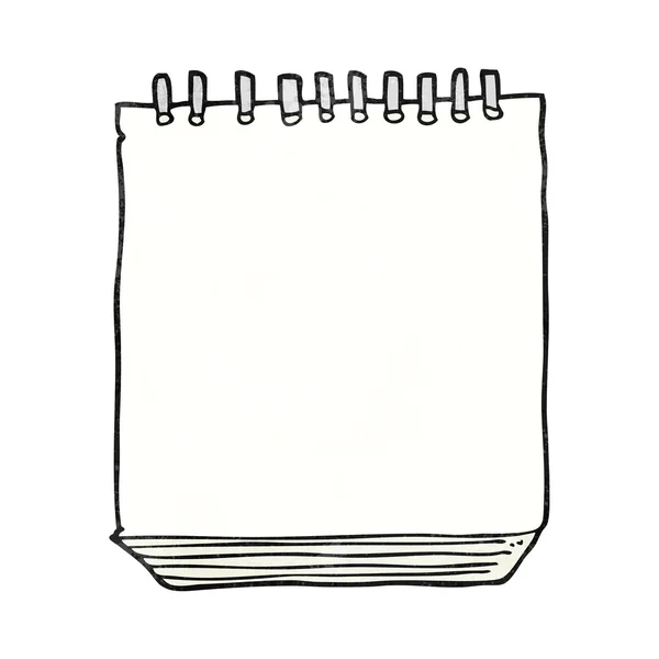 Freehand drawn cartoon notepad — Stock Vector © lineartestpilot #96446558