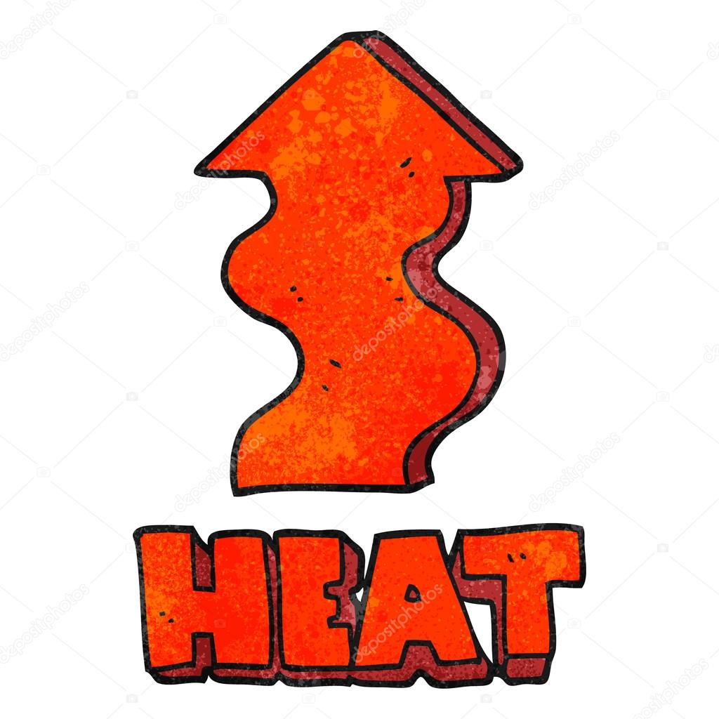 Textured cartoon heat rising Stock Vector by ©lineartestpilot 96879182
