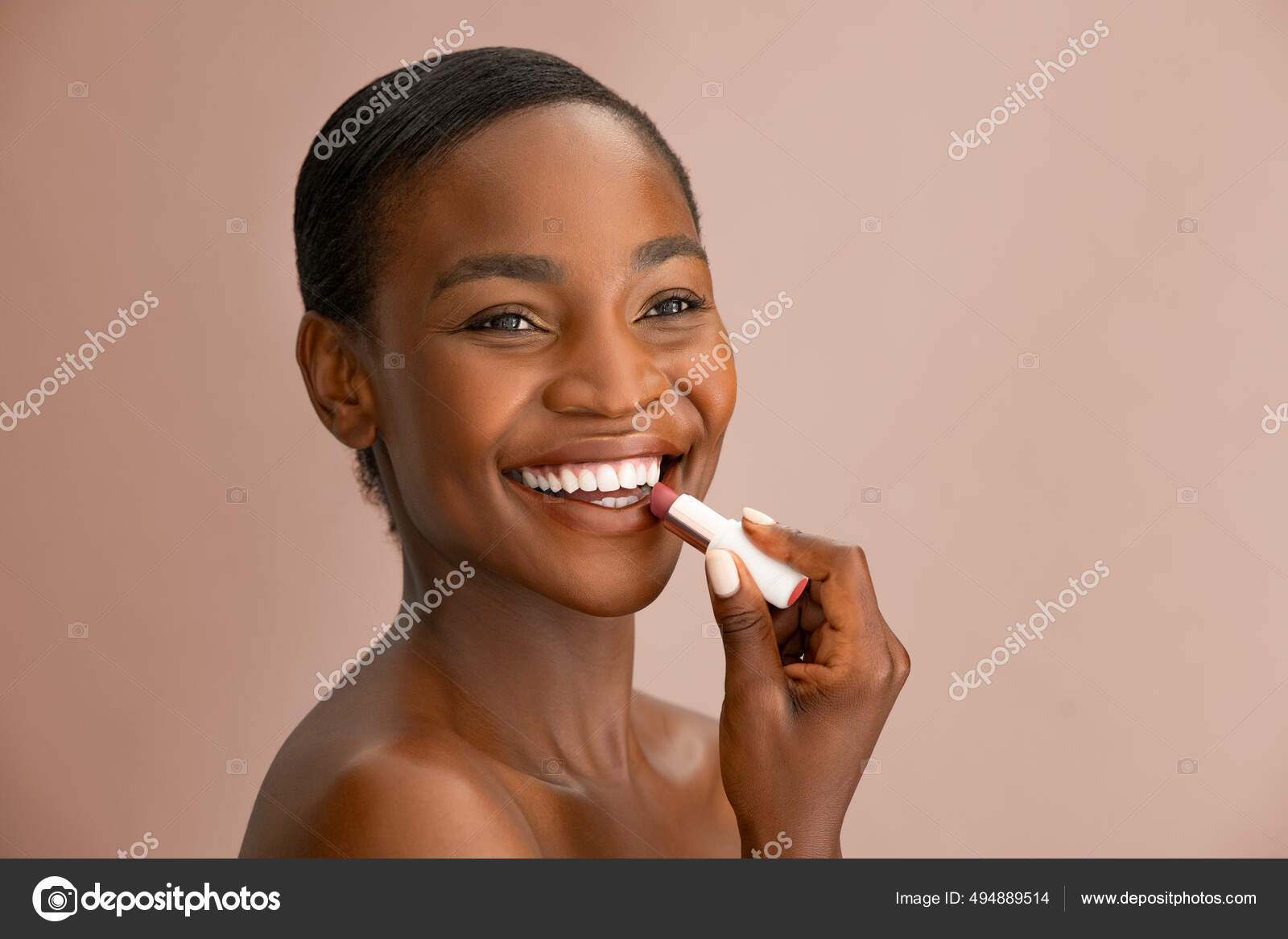 African American Natural Lips