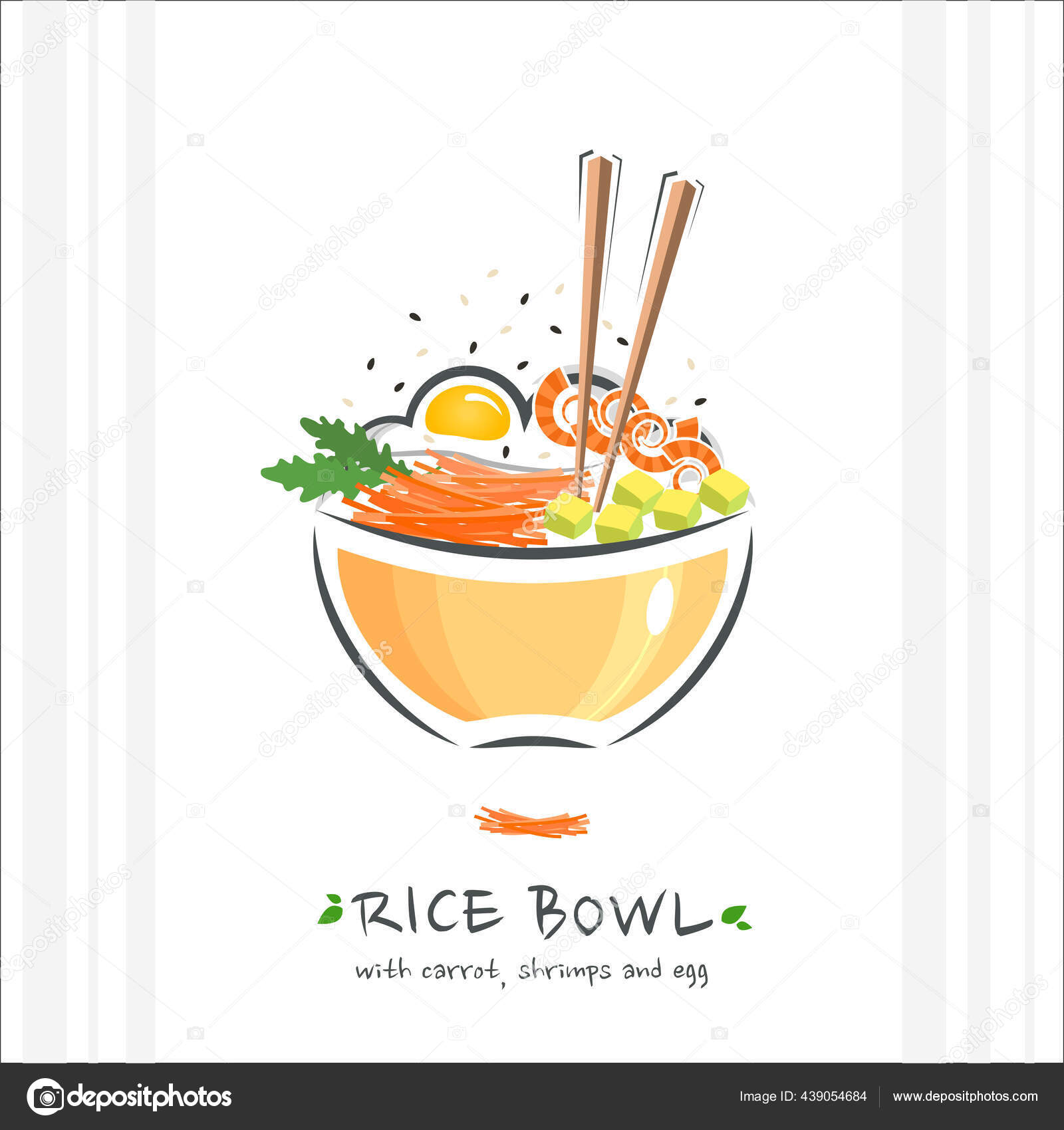 Rice Bowl Vector