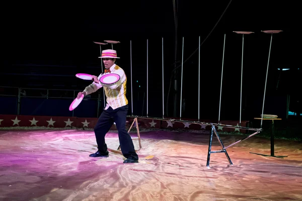 Clown Juggling Chainsaws