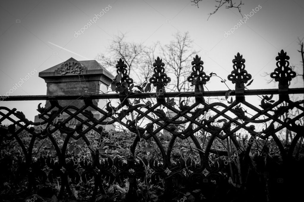 Old Cemetery Gate — Stock Photo © andykazie #90255324