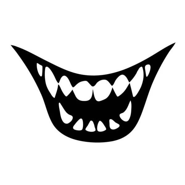 Sharp Teeth Vector