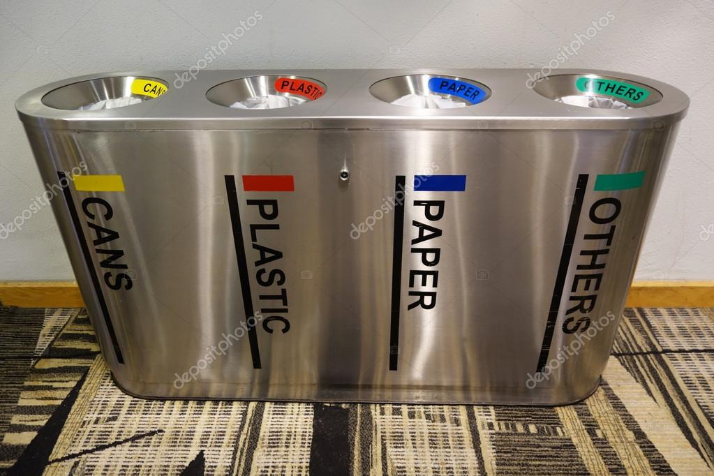 Metal dusbin bins — Stock Photo © tang90246 #64512687