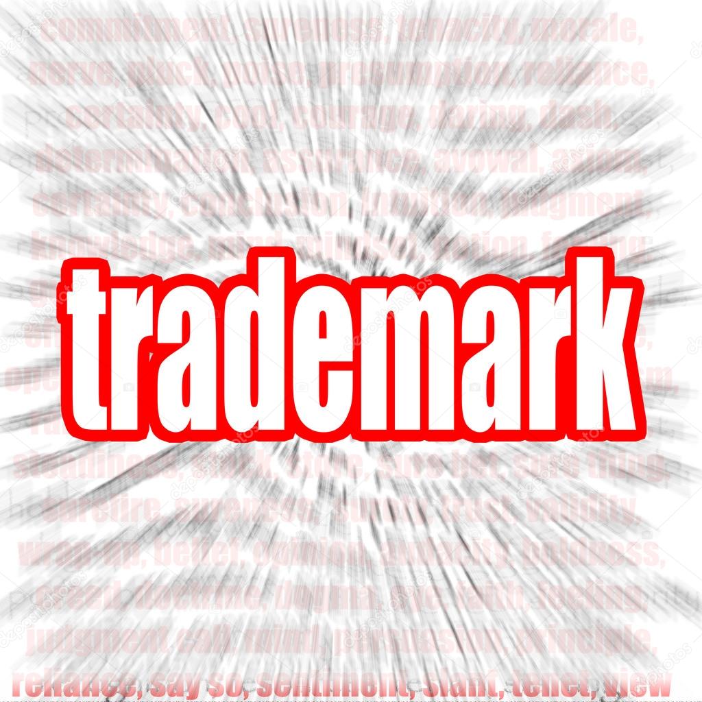 Trademark word cloud Stock Photo by ©tang90246 74595963