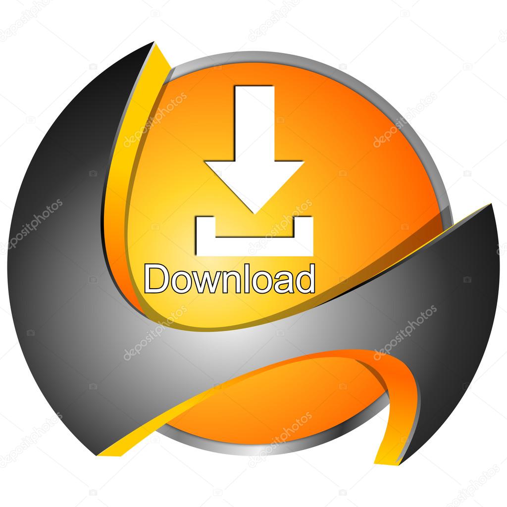 Download button - 3D illustration Stock Illustration by ©wwwebmeister ...