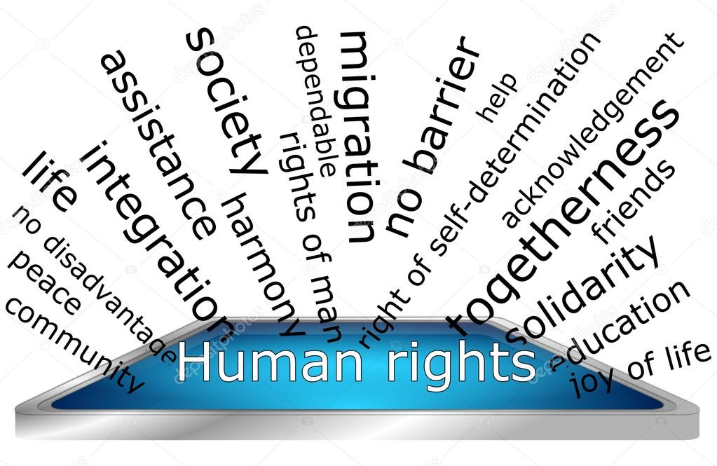 Human Rights Wordcloud — Stock Photo © wwwebmeister #71929073