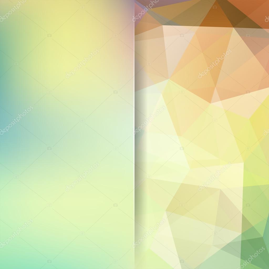 Polygon triangles background Stock Vector by ©tashechka 103173898