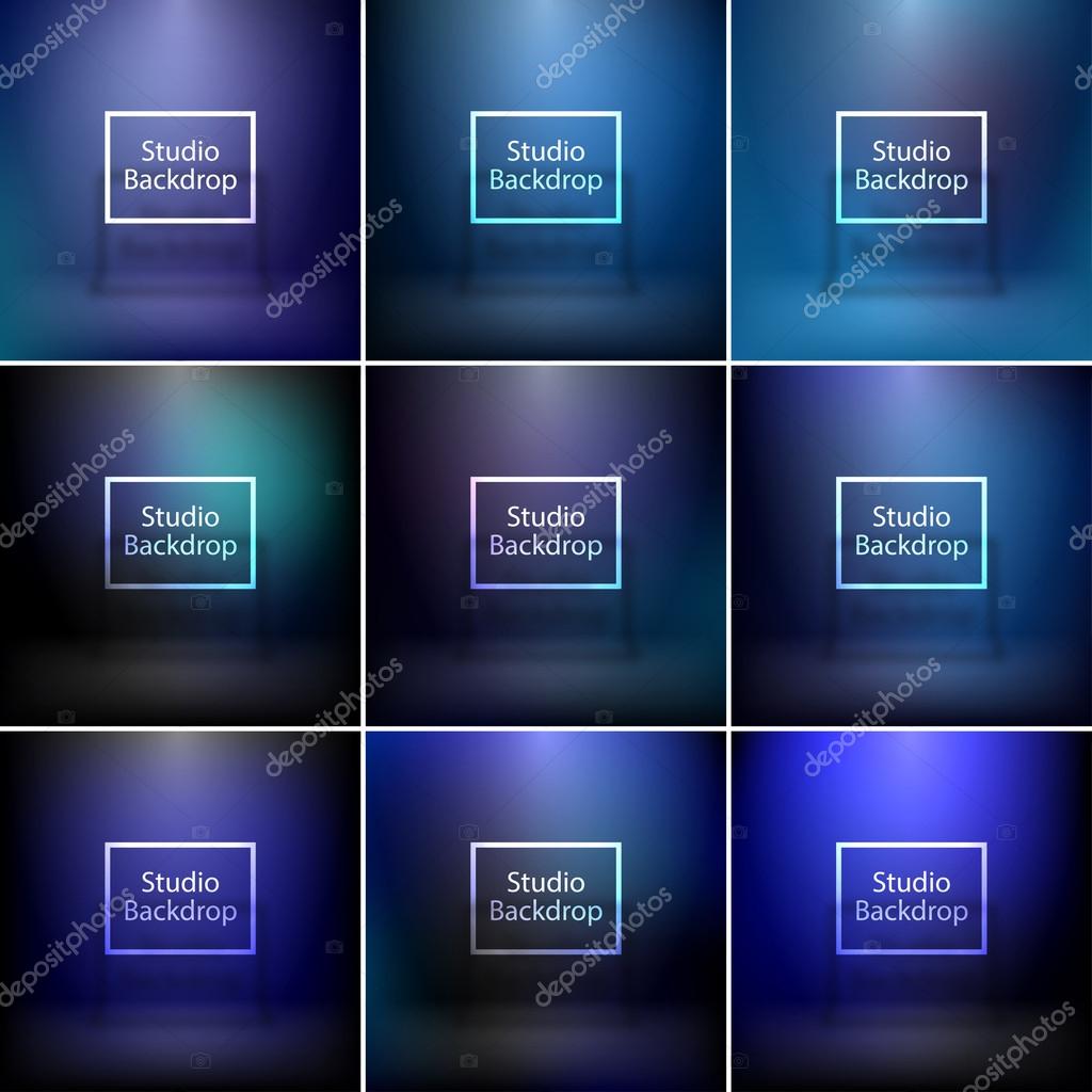 Smooth backgrounds set Stock Vector by ©tashechka 103175362
