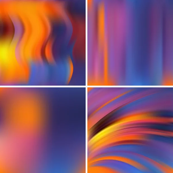 Abstract vector illustration of colorful background with blurred light ...