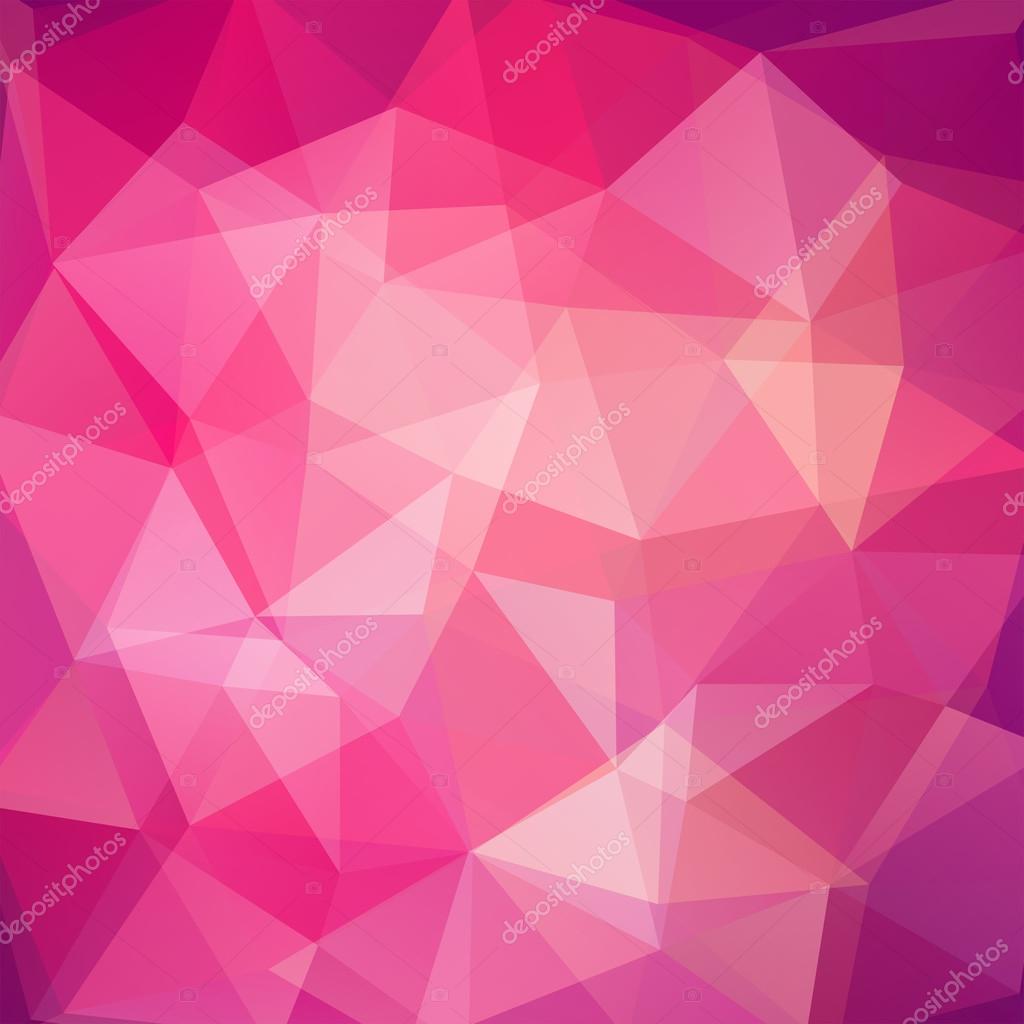 Background Of Geometric Shapes Pink Mosaic Pattern Vector Eps 10