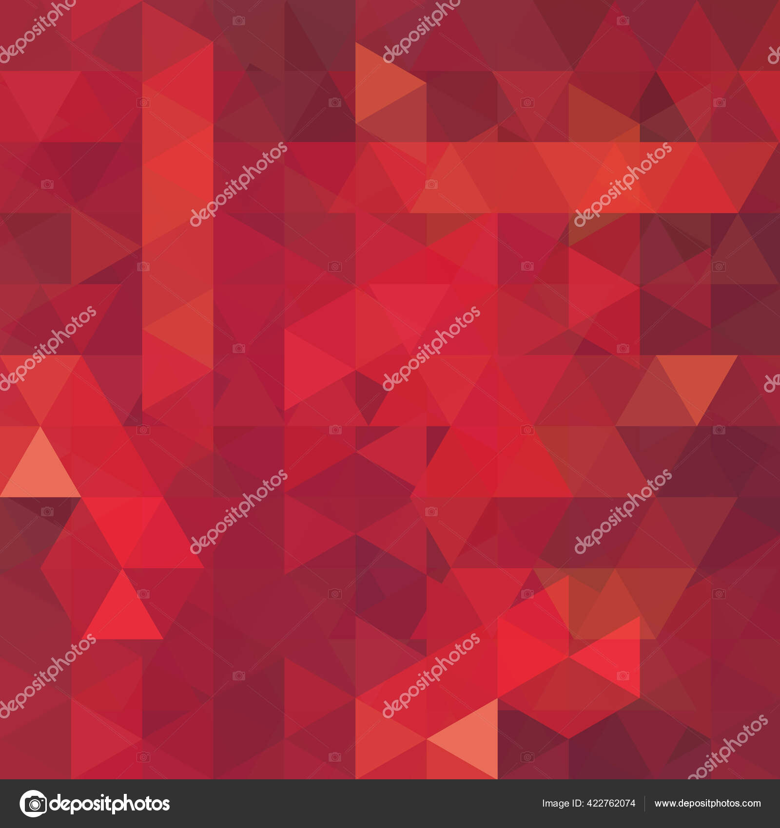 Background Made Red Orange Triangles Square Composition Geometric ...