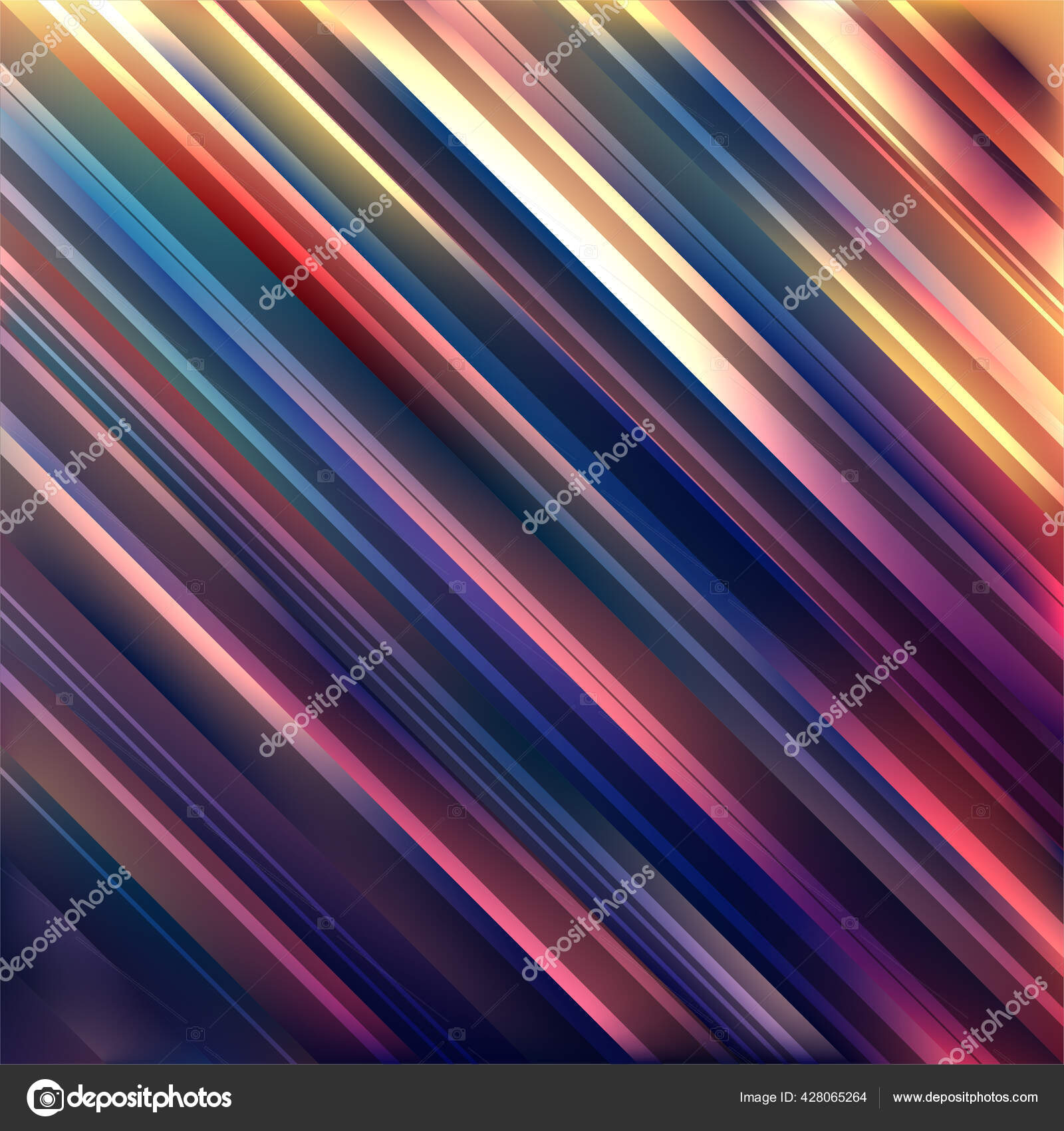 Resumen Líneas Rectas Coloridas Fondo Ilustración Vectorial Vector de ...