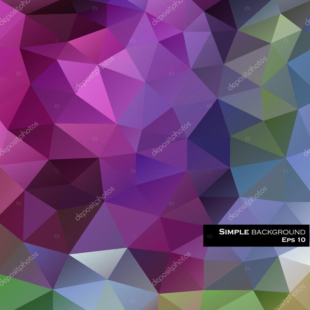 Abstract triangles background Stock Vector Image by ©tashechka #66281313