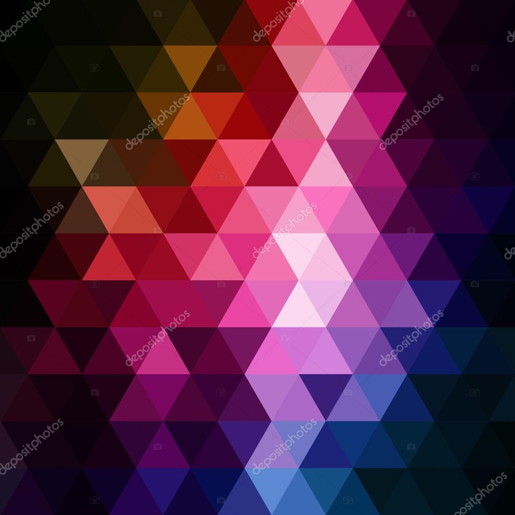 Triangles abstract background Stock Vector by ©tashechka 66282481