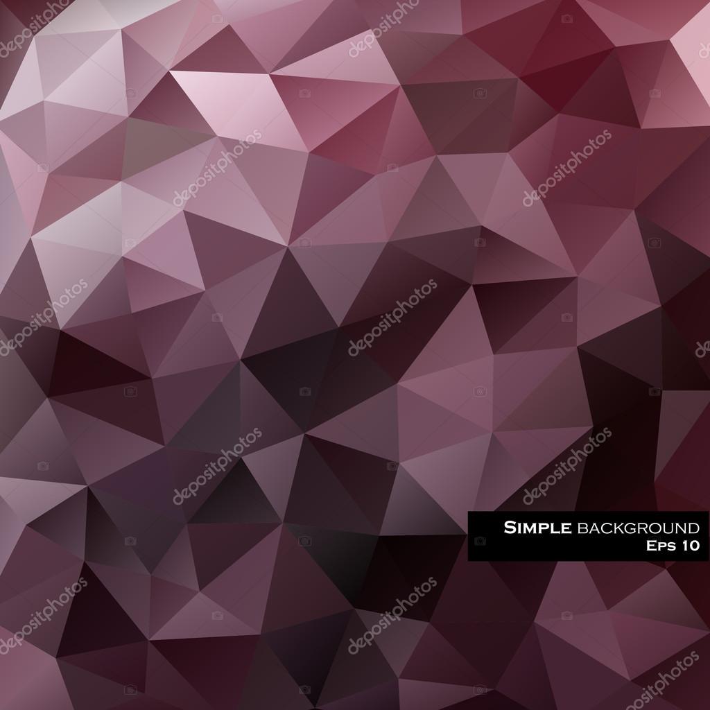 Abstract triangles background Stock Vector Image by ©tashechka #66285387