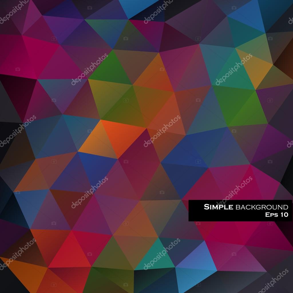 Triangles abstract background Stock Vector Image by ©tashechka #66287811