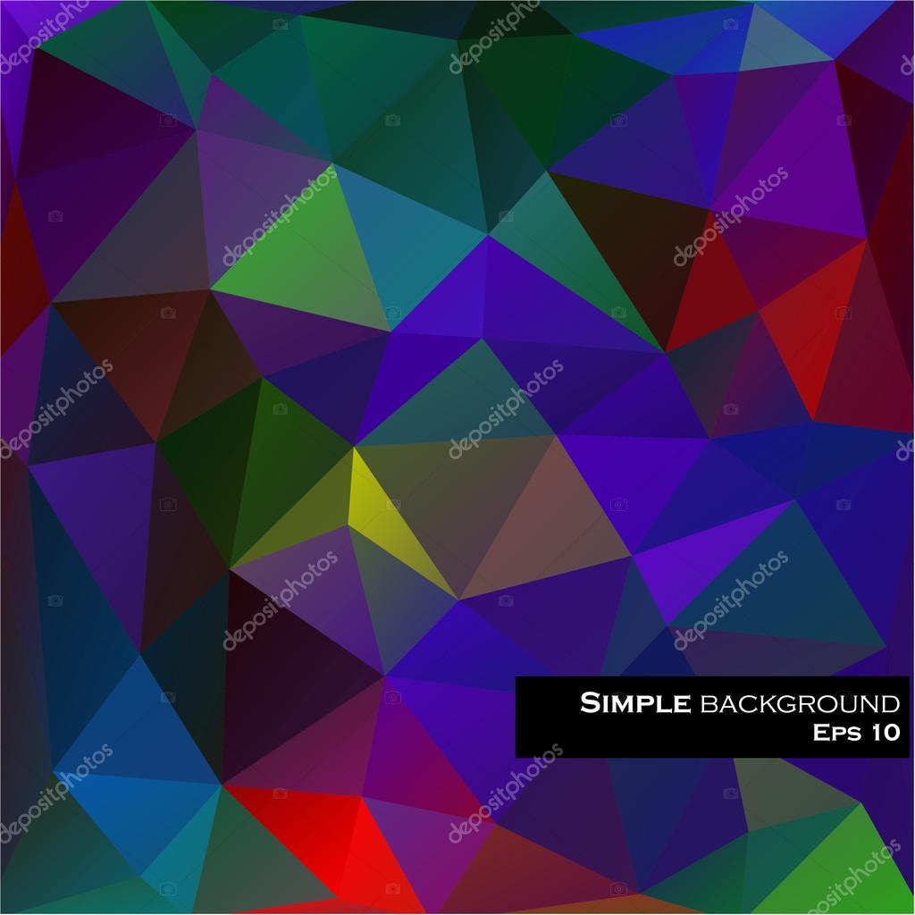 Triangles geometric background Stock Vector Image by ©tashechka #66289593