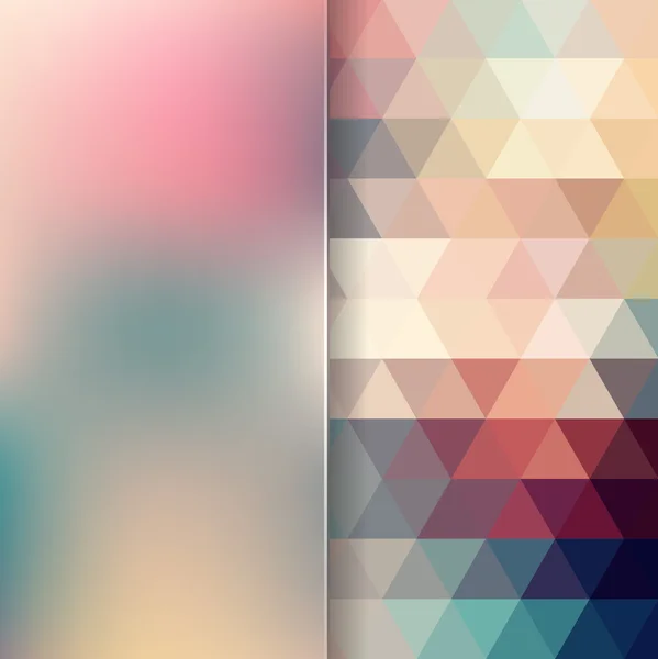 Triangles geometric background Stock Vector by ©tashechka 66295683