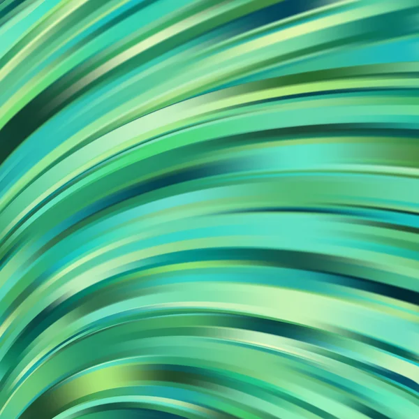 Abstract green background with smooth lines. Color waves, pattern, art ...