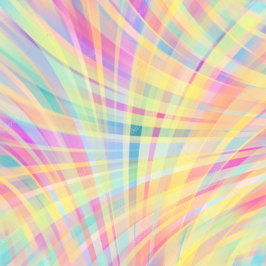 Colorful smooth light lines background. Rainbow-colored. Stock Vector ...