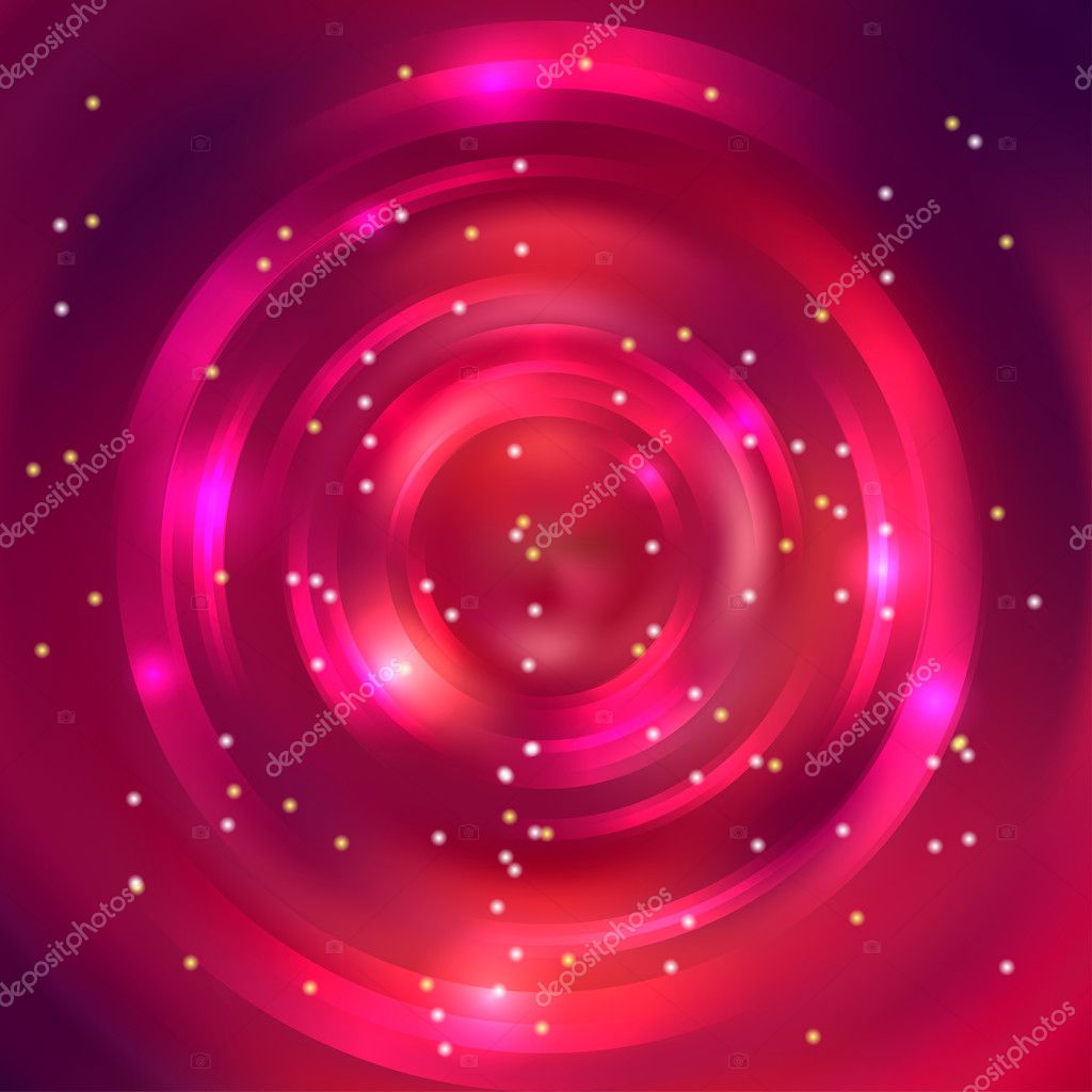 Abstract circle background, Vector design. Vector infinite round tunnel ...