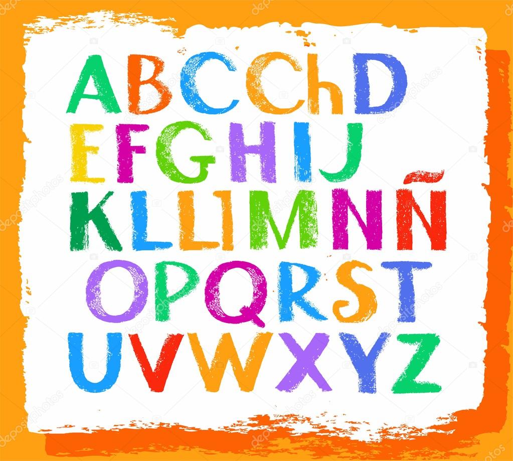 Spanish Alphabet Letters