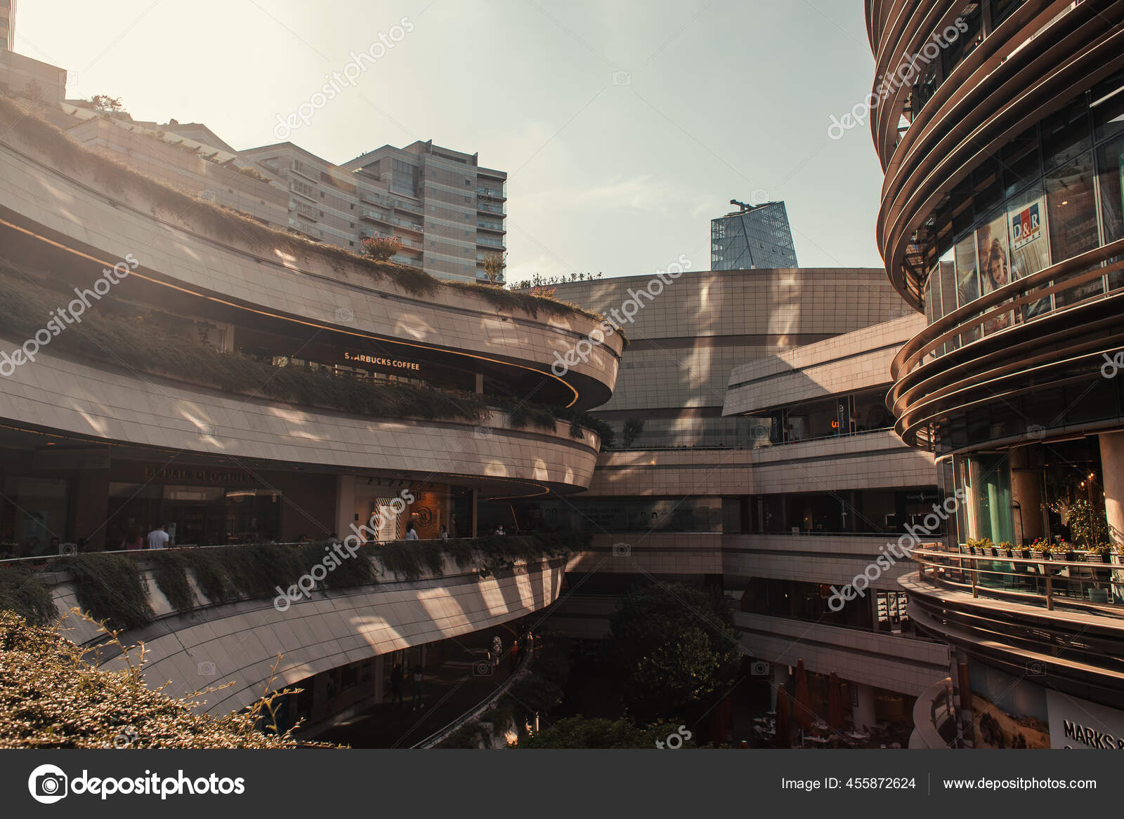 Istanbul Turkey November 2020 Complex Buildings Tech Design – Stock ...